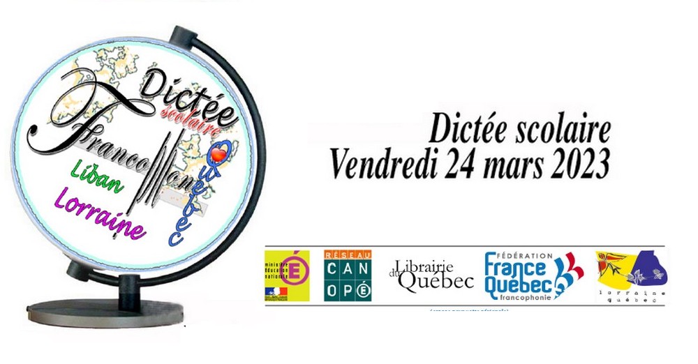 Dictées scolaires francophone 2023, le vendredi 24 mars 2023 ...